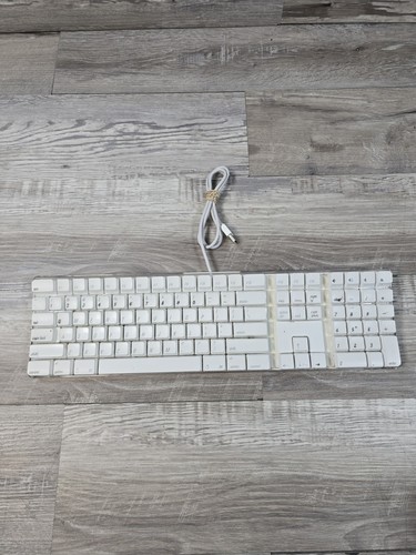 Apple iMac White Wired USB Keyboard Model A1048 iMAC G3 G4 G5 eMAC | eBay