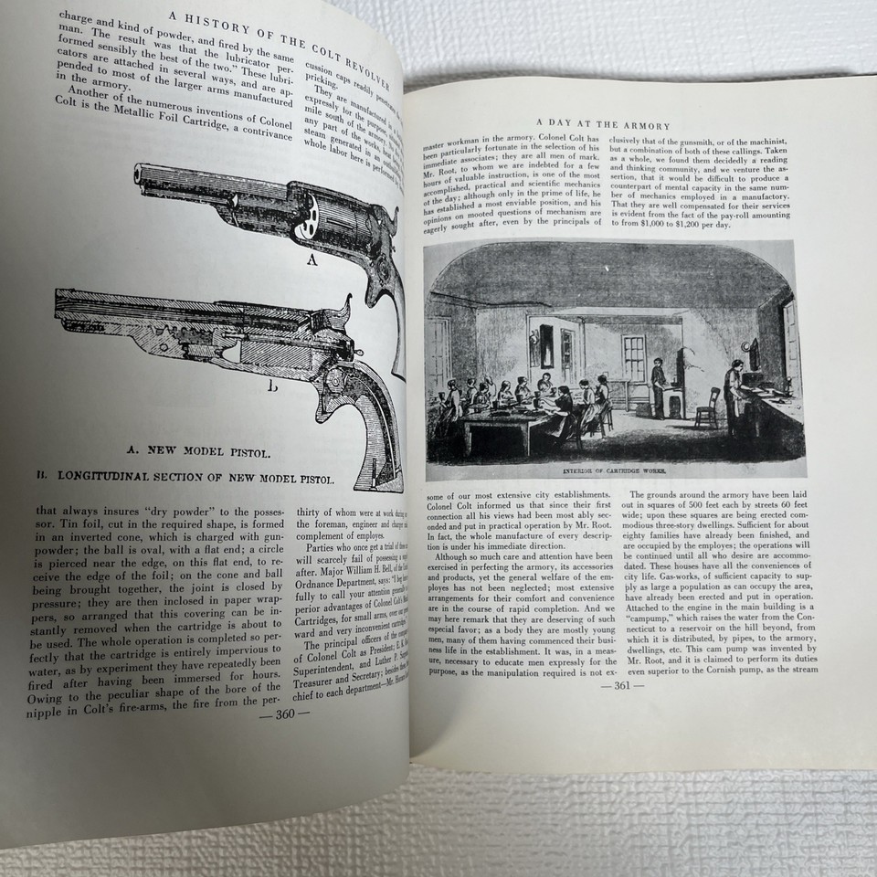 History of Colt Revolver Arms Firearms 1836-1940 Belden Haven 1978 Gun ...