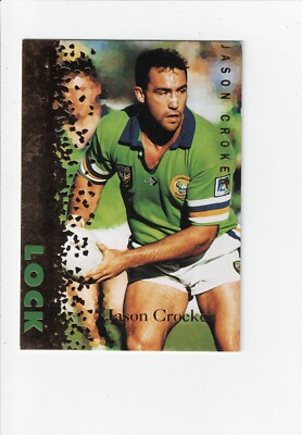 1996 Gold Signature Rugby League Jason Croker #53 (Canberra Raiders ...