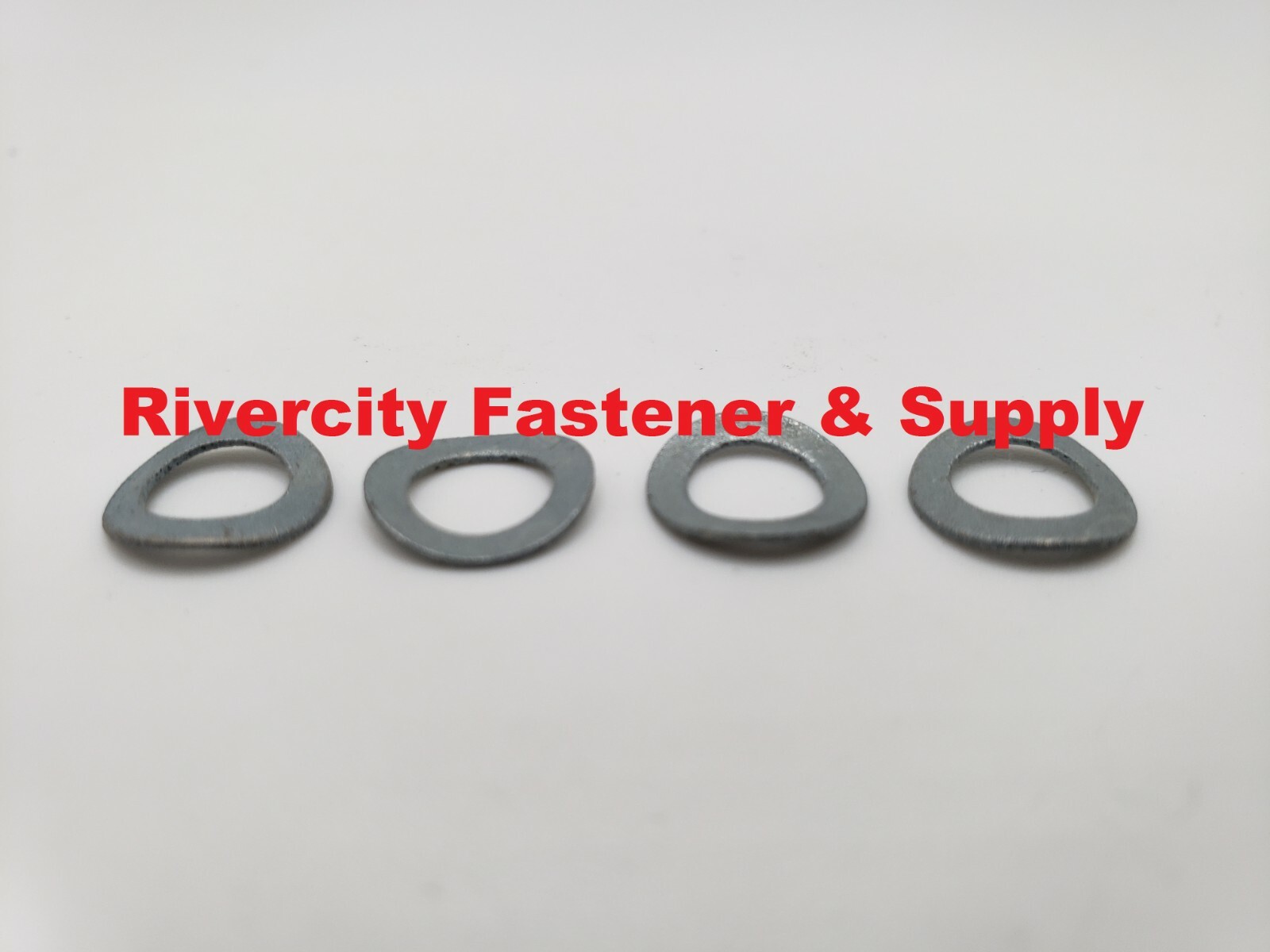 (100) 1/4 Steel Wave / Curved Washers Type 137A Tube Washers Zinc ...