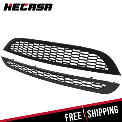 Fit 02-06 Mini Cooper R50 R52 R53 JCW Style 2 PCS Honeycomb Mesh Grill ...