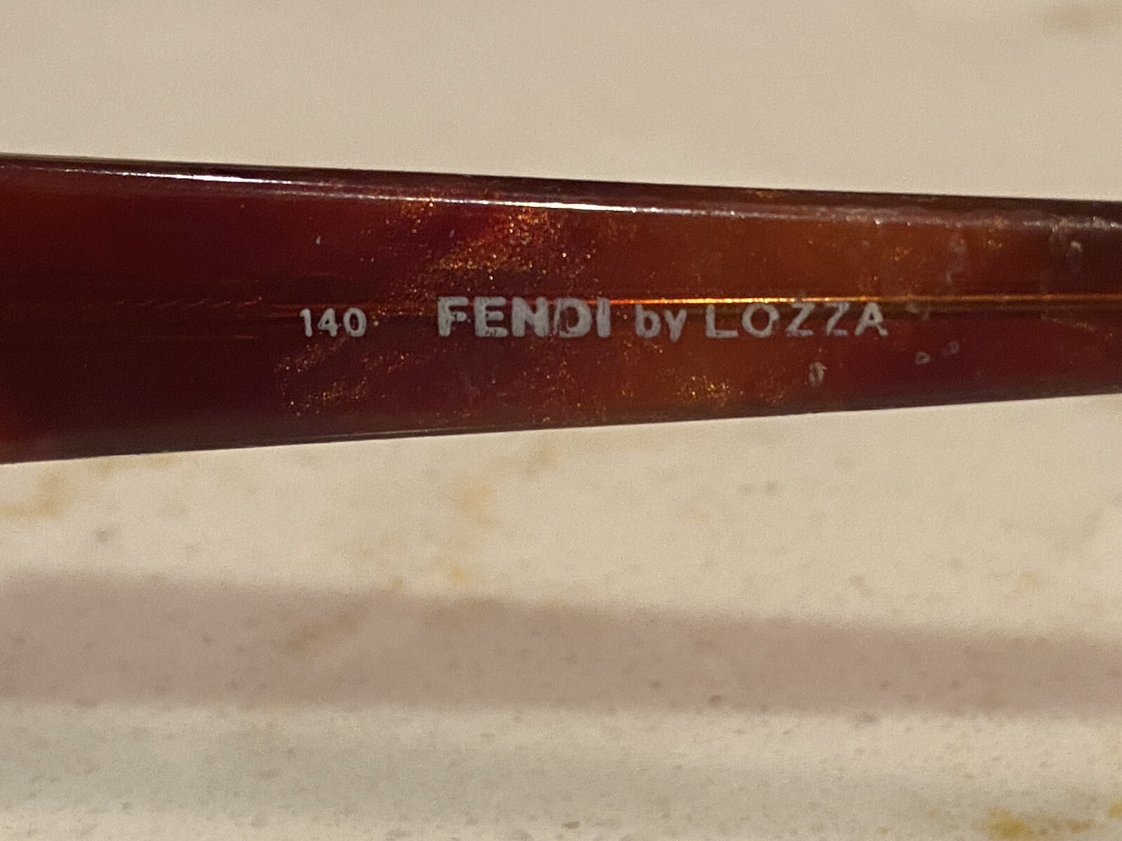 Fendi Modern Eyeglasses FV 79 Red Brown Tortoise Full Rim ITALY Frames ...