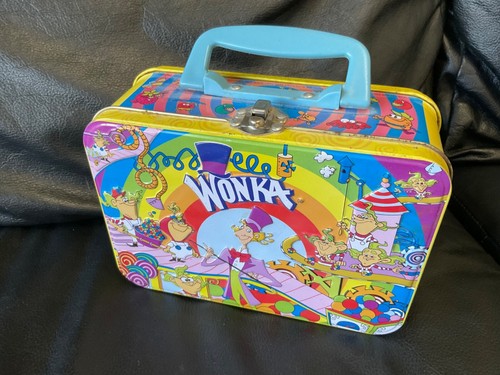COLLECTIBLE WILLY WONKA Lunch Box Metal Tin 3D Nestle Series Candy | eBay