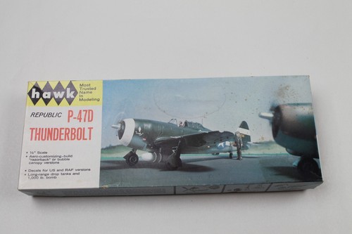 HAWK Republic P-47D Thunderbolt 1271cm Maquette Kit 1965 | eBay