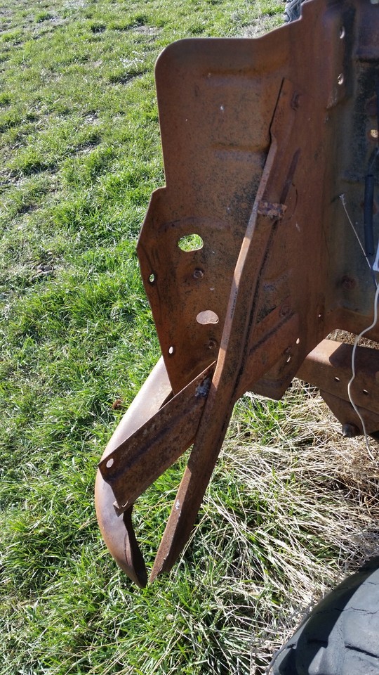 vintage 1951 1952 1953 dodge truck fender radiator support brace DS b ...