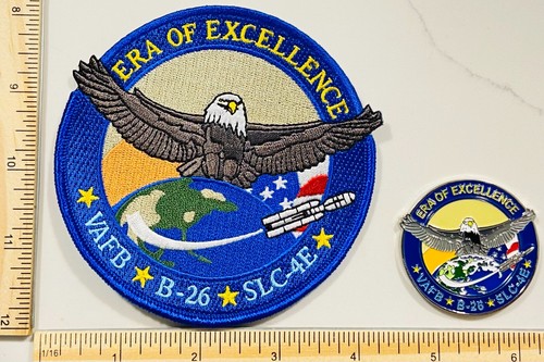 MILITARY CHALLENGE COIN AND NROL PATCH SET - NROL 20 ERA OF EXCELLENCE ...