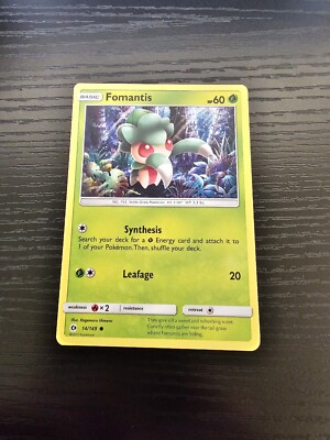 Fomantis - Sun & Moon: Base Set (14/149) - Near Mint - Pokemon Card | eBay