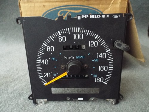 NOS 180 KMH Speedometer 1987 1988 1989 1990 1991 Ford F150 F250 Bronco ...