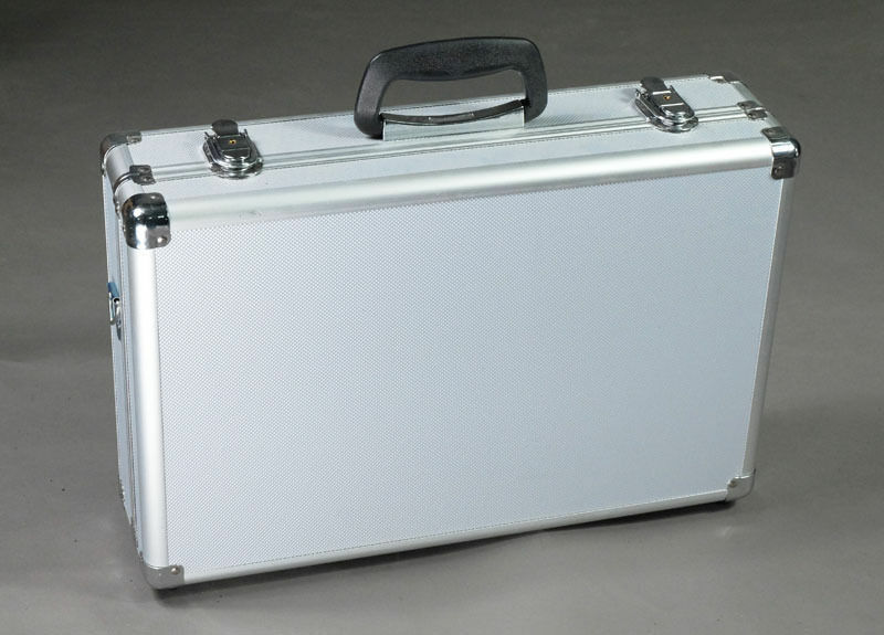 Aluminum Double/Twin RC Transmitter TX Case for Futaba JR Spektrum ...