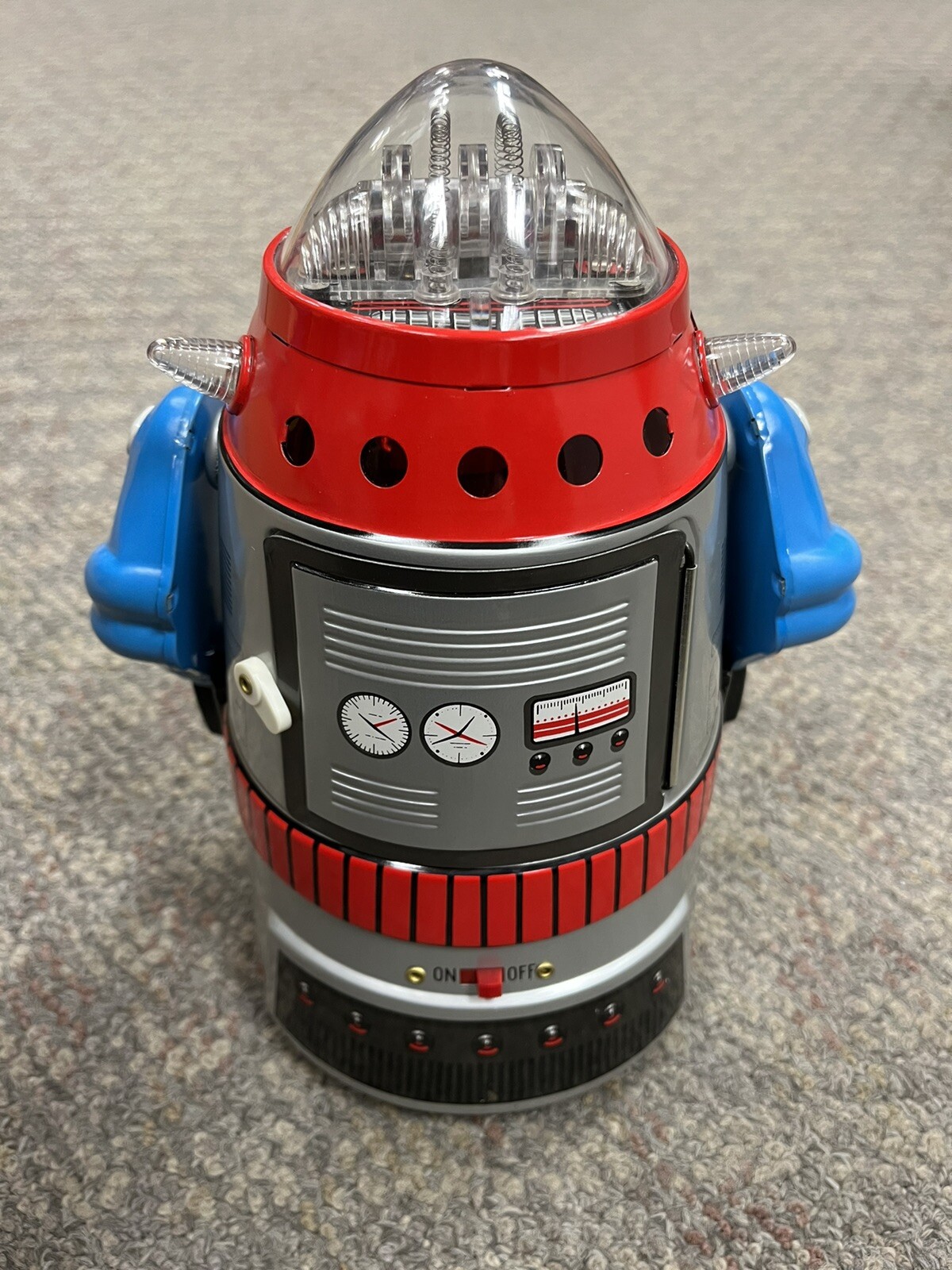 + MTH Reproduction Tin Litho Cragstan Battery Operated Silver Mr ...