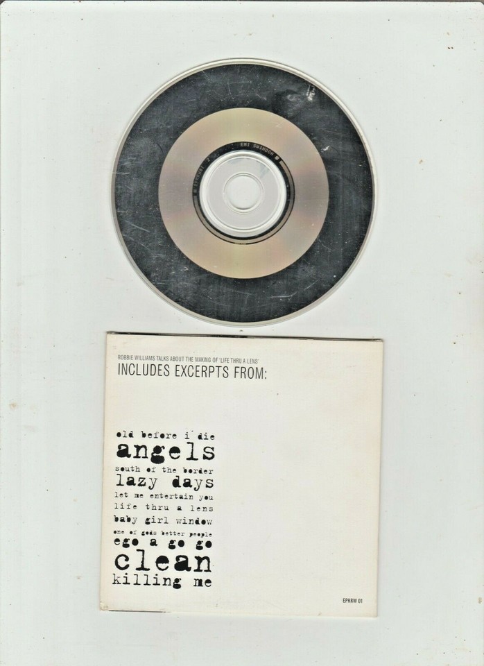 CD exclusive - the official Robbie Williams Fan club | eBay