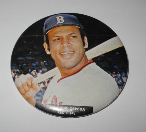 Vintage Baseball Orlando Cepeda Boston Red Sox Souvenir Stadium Pin ...