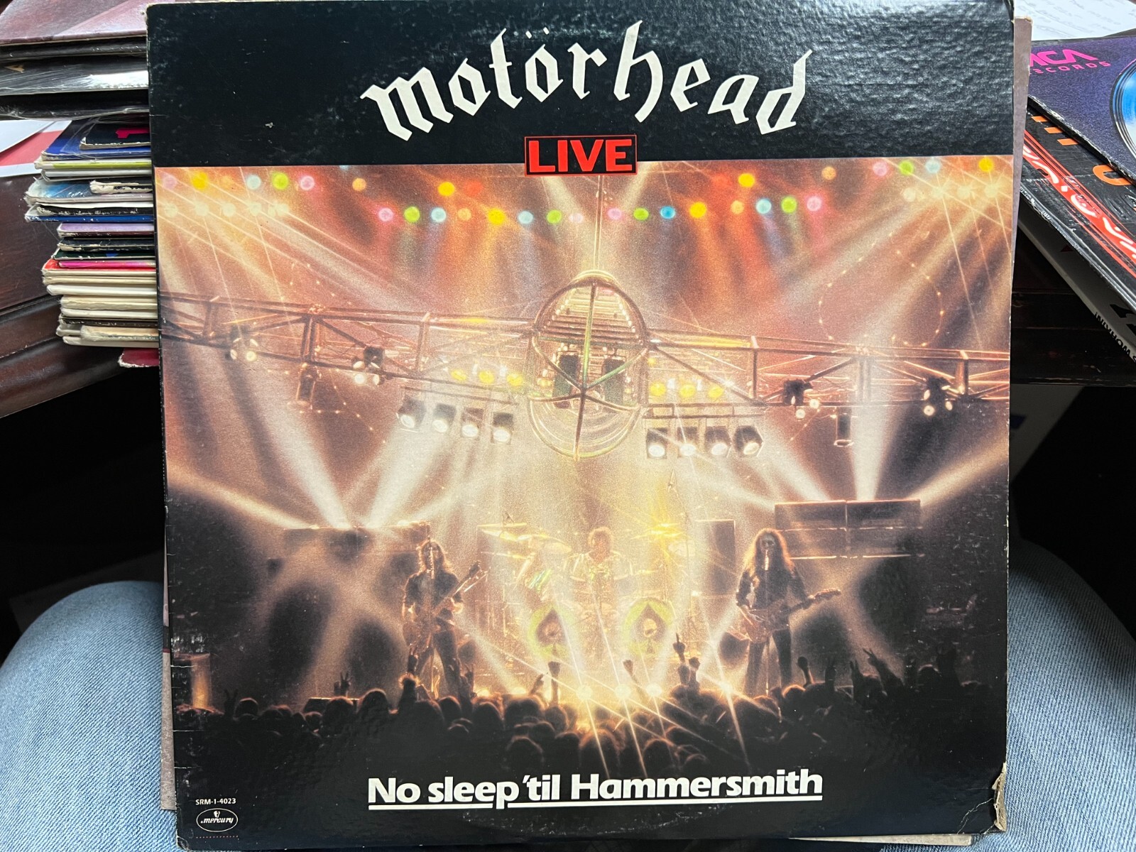 Motorhead No Sleep 'til Hammersmith LP 1981 Mercury SRM-1-4023 Inner ...