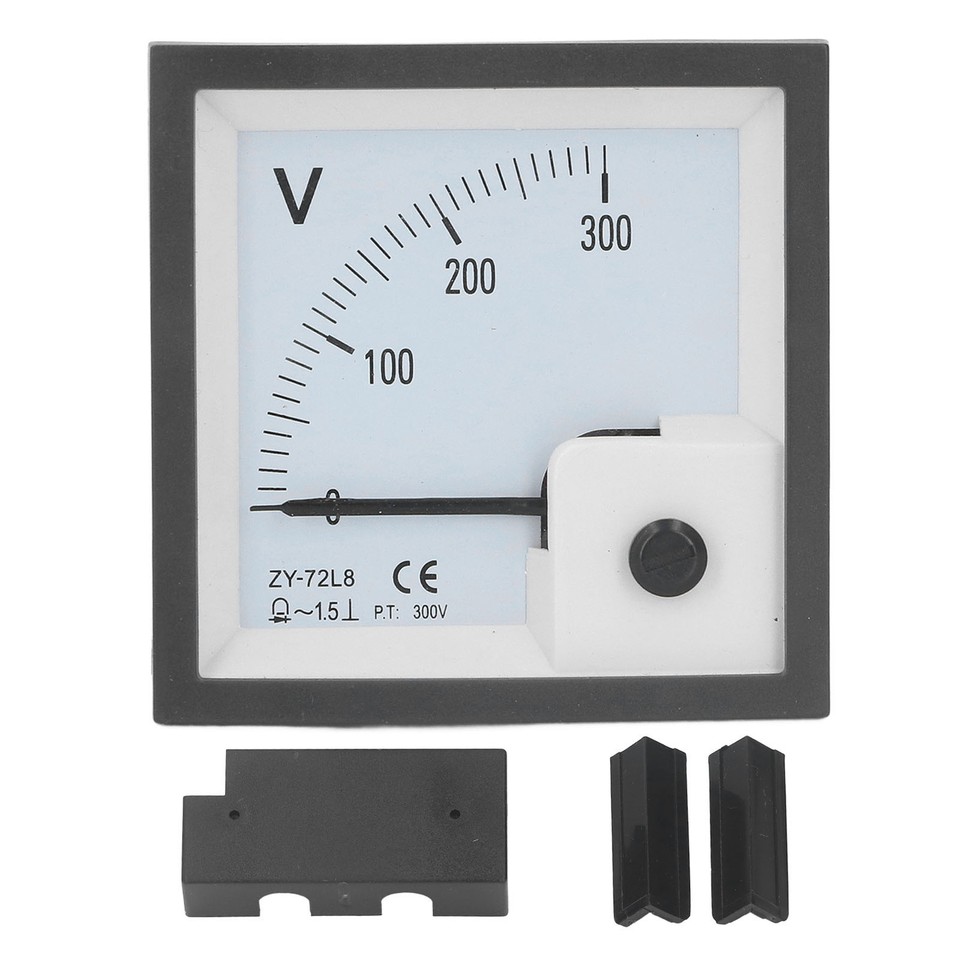 Analog Voltmeter Electricity Meter Generator Set Type 72L8V Watt Meter ...