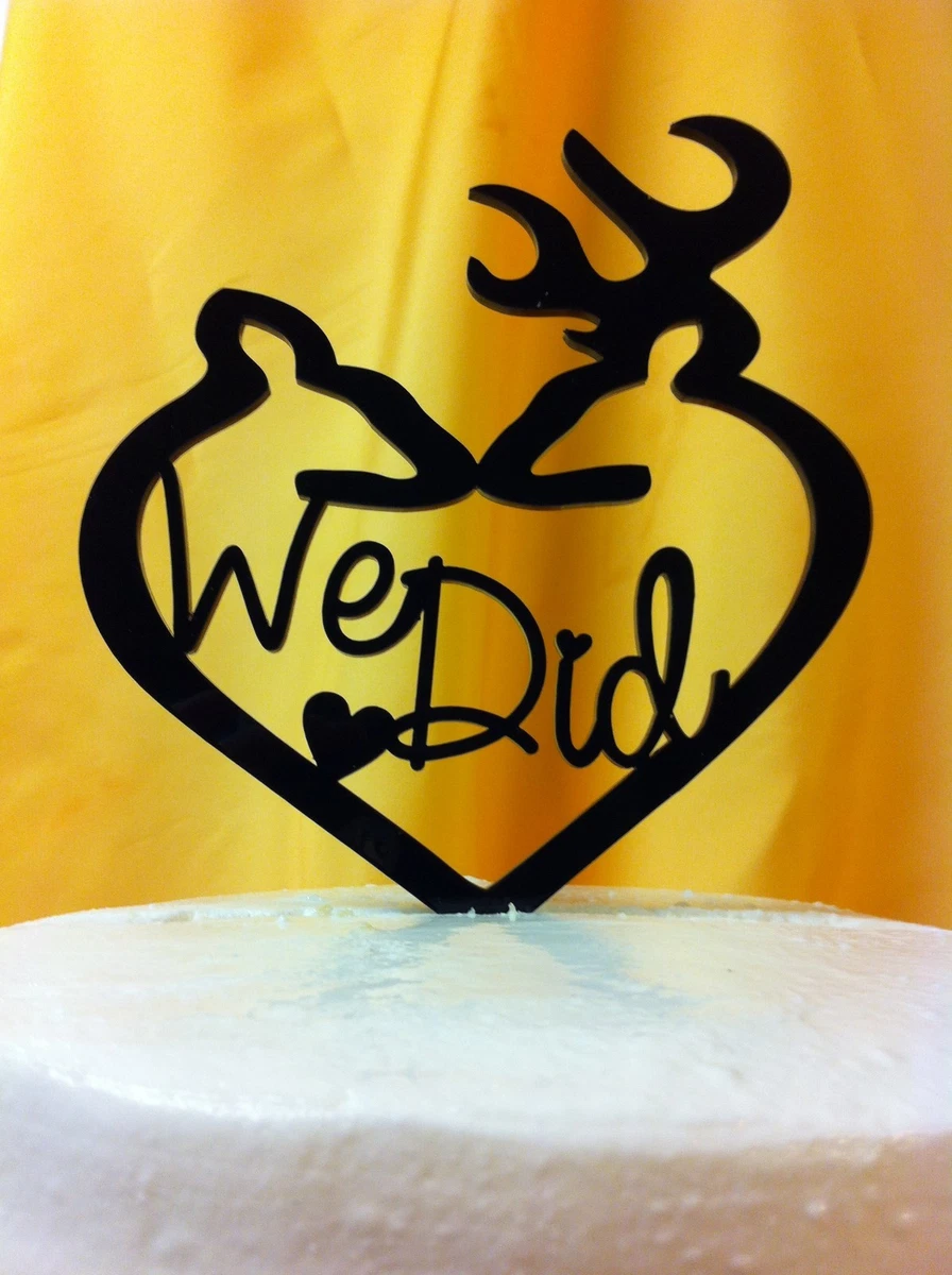Stag And Doe Cake Topper