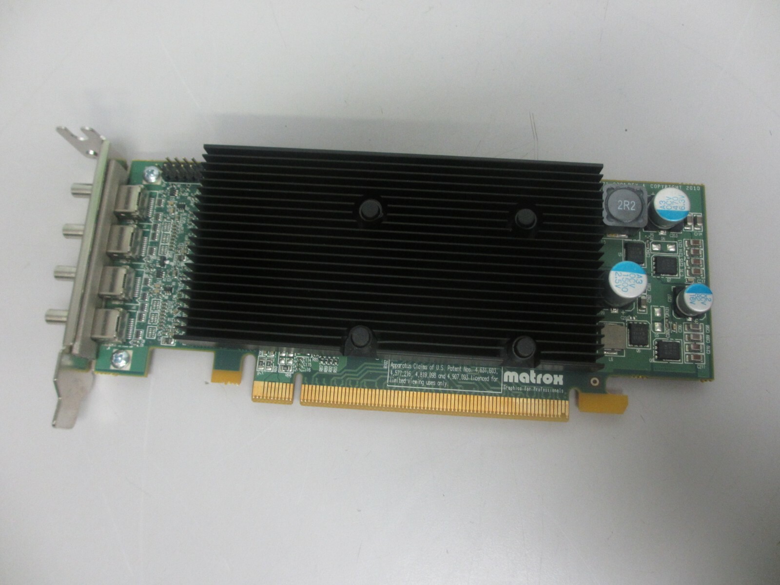 Matrox M9148-E1024LAF LP PCIe x16 Video Card 4 Mini Displayport | eBay