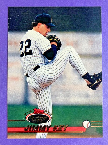 1993 Stadium Club Jimmy Key #639 Baseball Card New York Yankees (5x AS ...