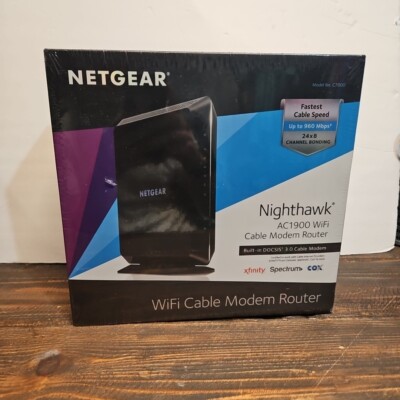 NETGEAR Nighthawk AC1900 4 Wireless-Wi-Fi 802.11ac Router - C7000 ...