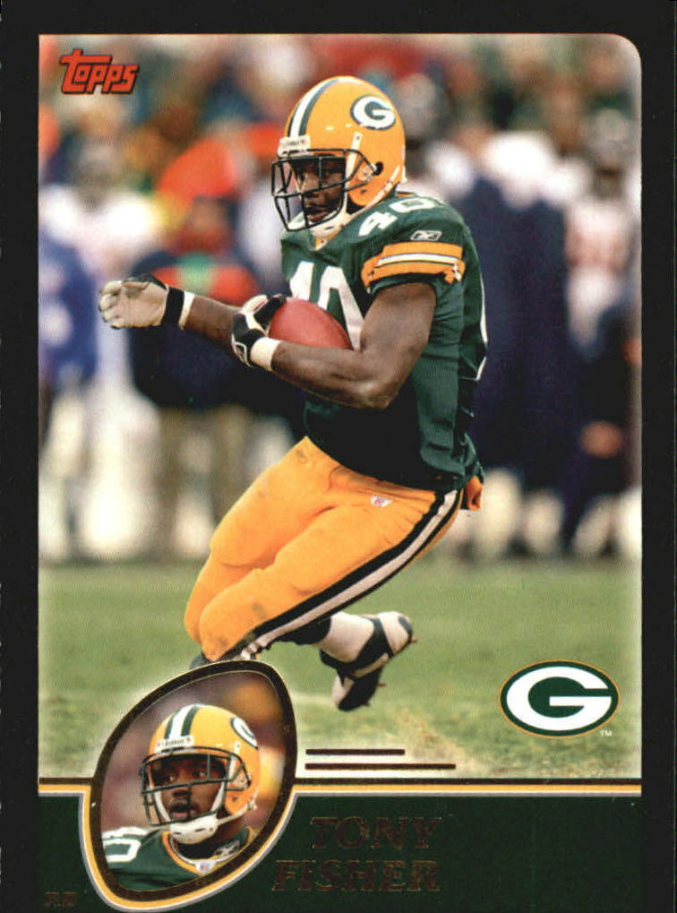 Tony Fisher 2003 Topps Football Black Card #8 (B) | eBay
