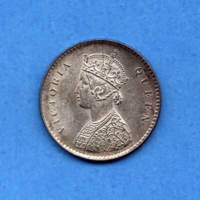 2 Annas 1862 India Silver Coin KM #469 - Uncirculated | eBay