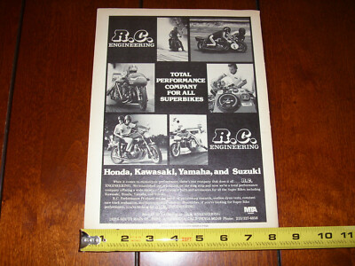 1978 RC ENGINEERING RUSS COLLINS VANCE HINES ORIGINAL AD | eBay