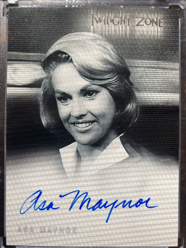 Twilight Zone Autograph Asa Maynor A63 Rittenhouse 2002 | eBay