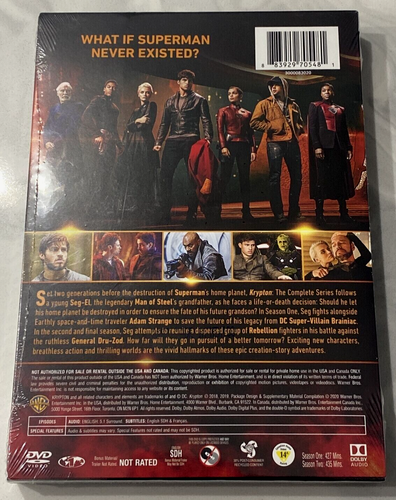 Krypton: The Complete Series DVD (Superman DC Universe) **NEW/SEALED ...