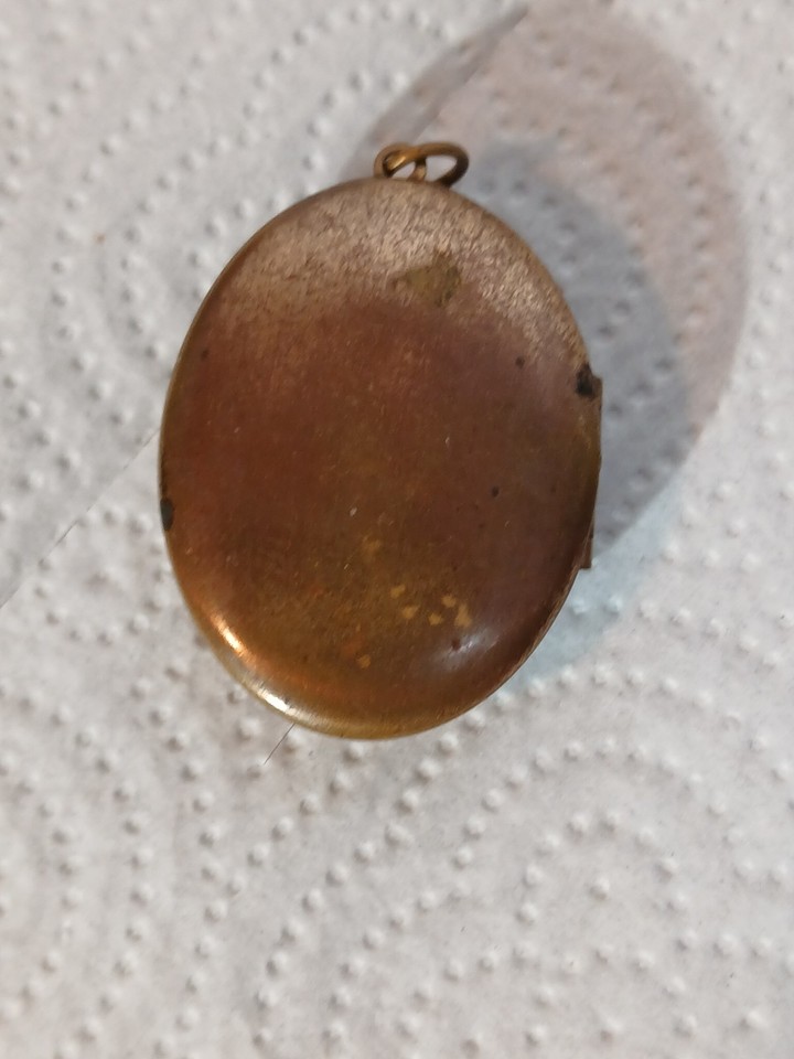 Large Antique Victorian With Lovers Hair Locket Death Mourning Black ...