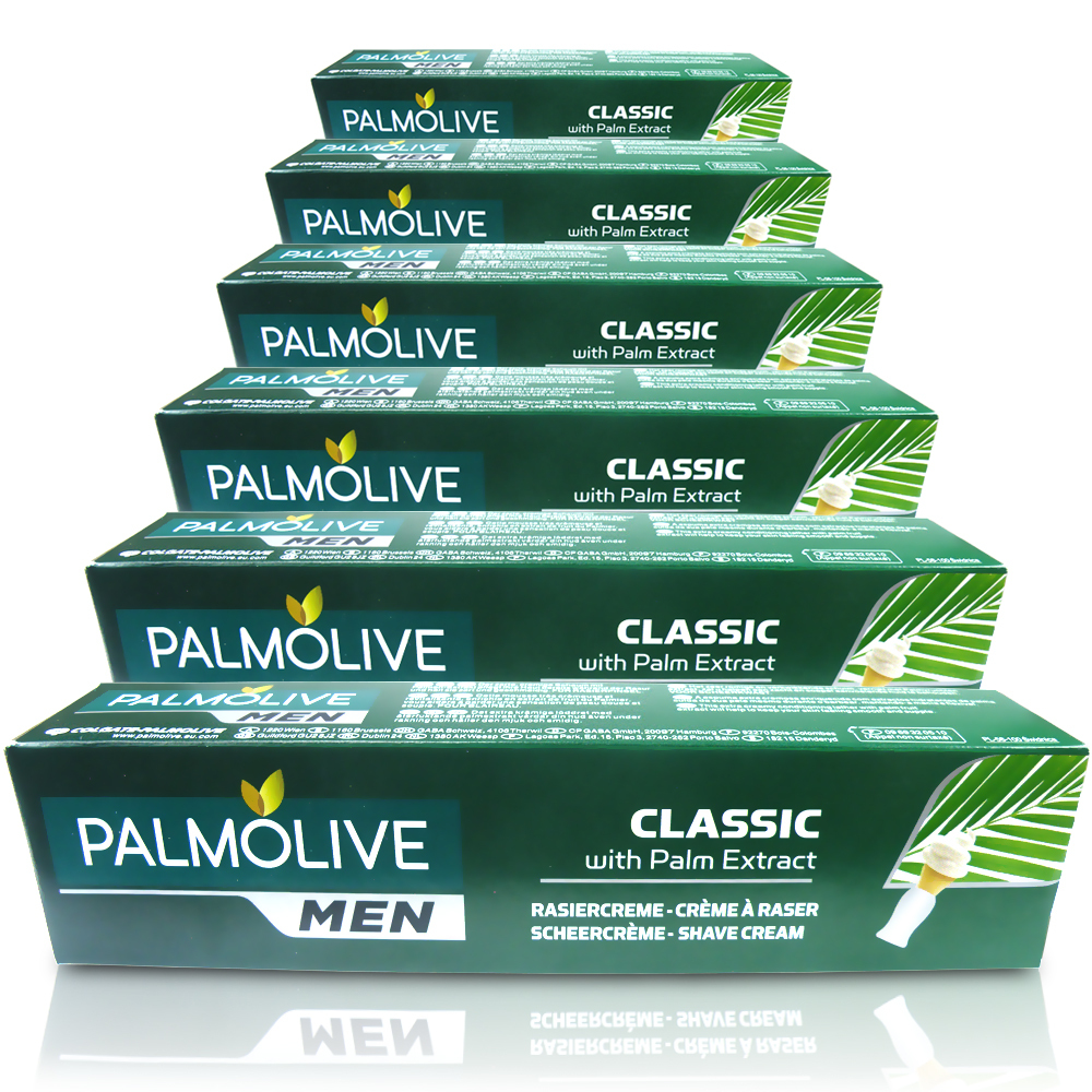 6x Palmolive For Men Classic With Palm Extract Shaving Shave Cream ...