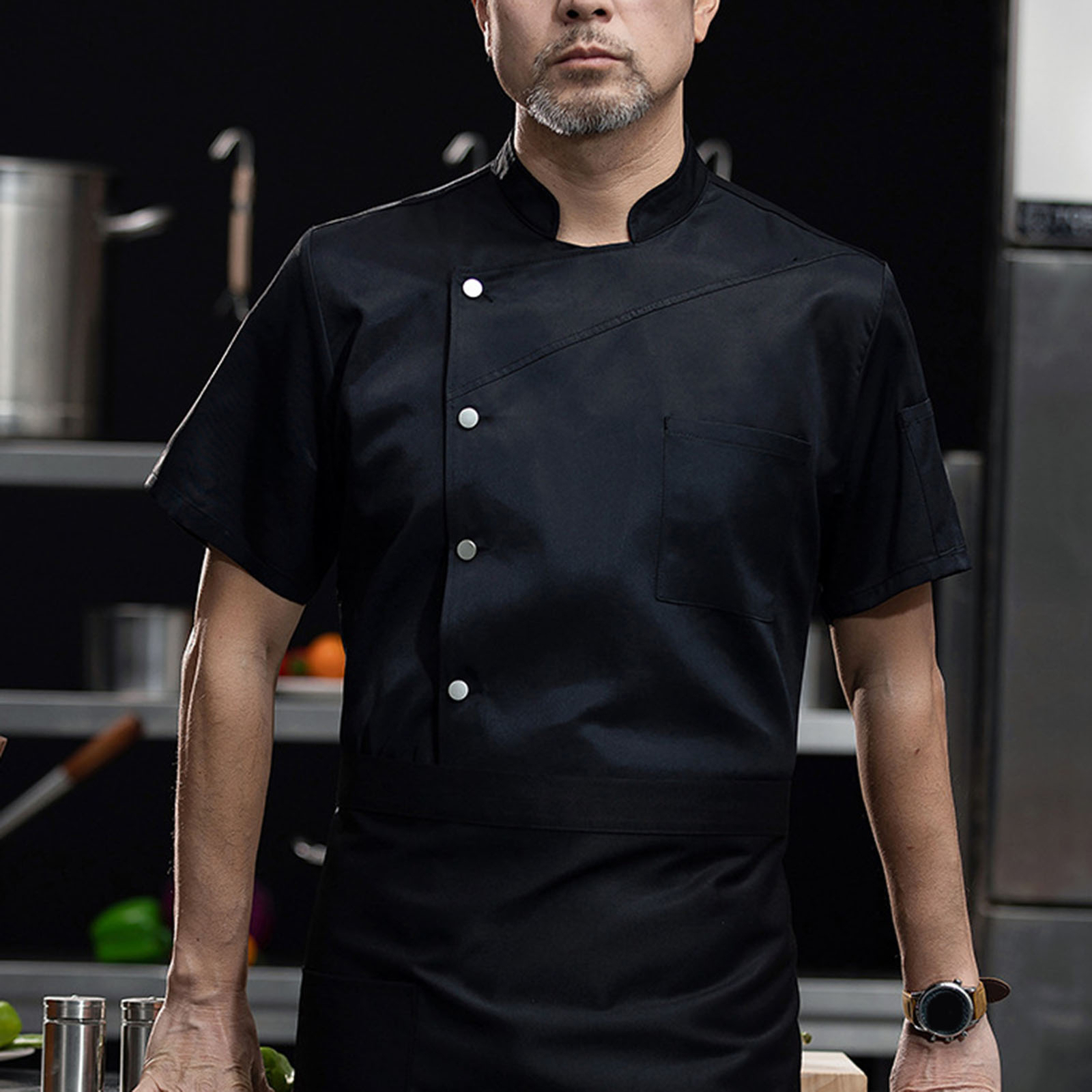 This Chef Suit Is Comfortable Cool Breathable Sweat-wicking Sweat ...