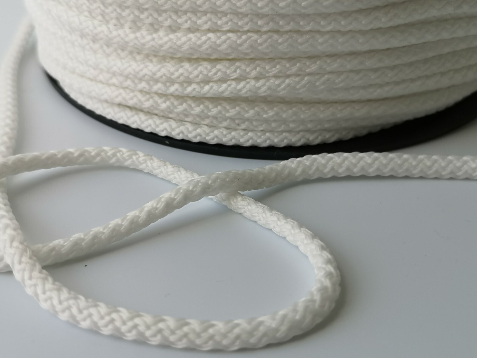 White Cord String Rope 3mm 5mm Drawstring Strong Crochet Trimmings ...