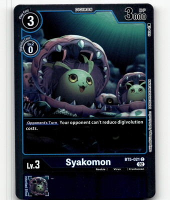 Digimon CCG Syakomon - Resurgence Booster | eBay