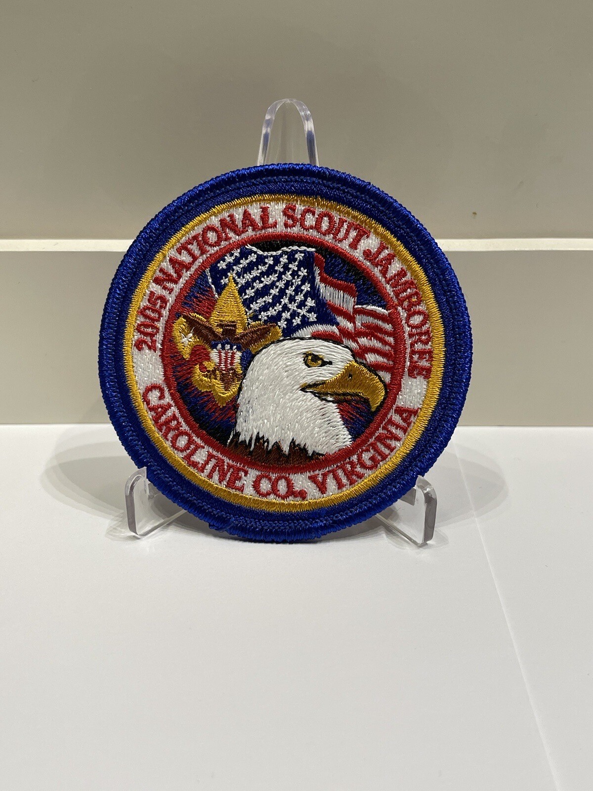 2005 National Scout Jamboree Boy Scouts BSA Participant Patch Blue ...