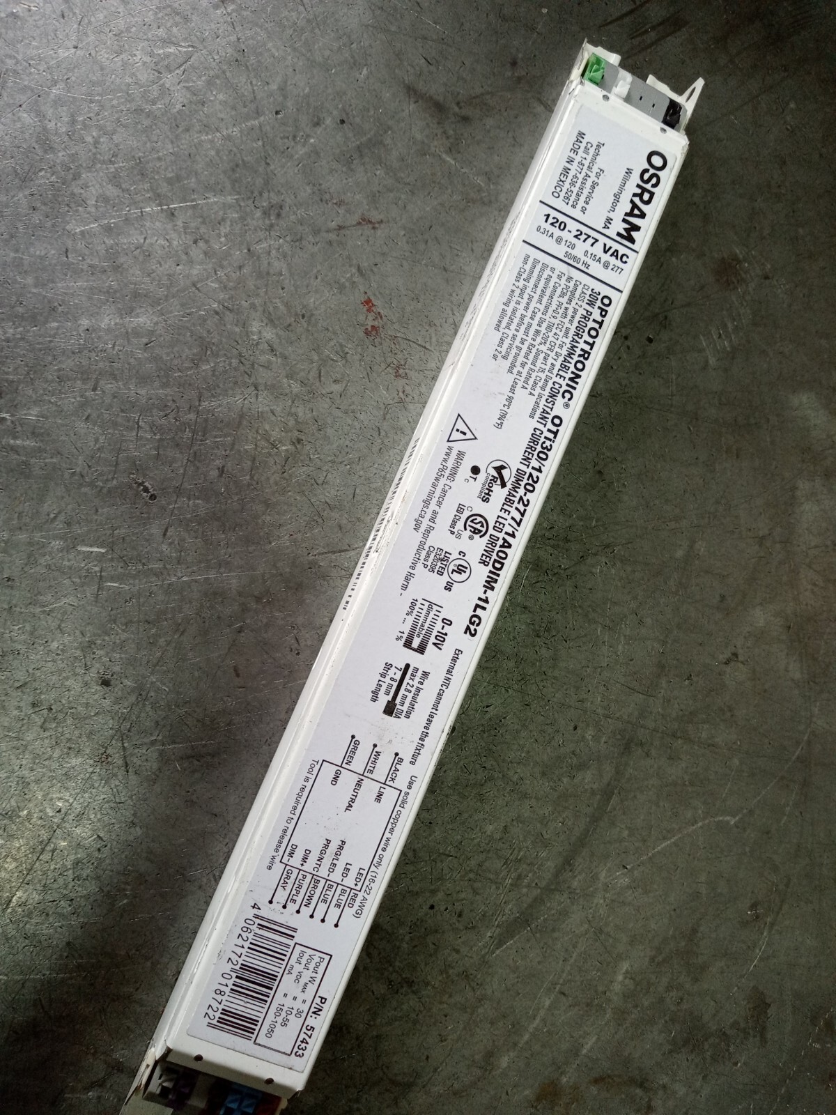 Eldo LED Optotronic Programmable Linear Constant Current LED Driver 30 ...