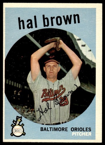 1959 Topps Hal Brown EX/MT Baltimore Orioles #487 | eBay
