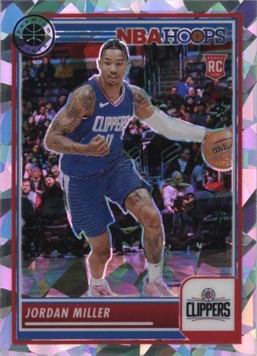 2023-24 Panini Nba Hoops Premium Stock - Jordan Miller #237 Ice Prizm ...