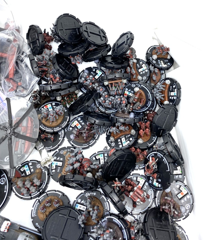 Mechwarrior Large Lot of Dragon's Fury Faction Vehicle Infantry Mech ...