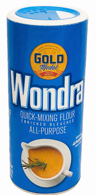 Gold Medal Wondra Quick Mixing Flour Enriched Bleached All Purpose 13.5 ...