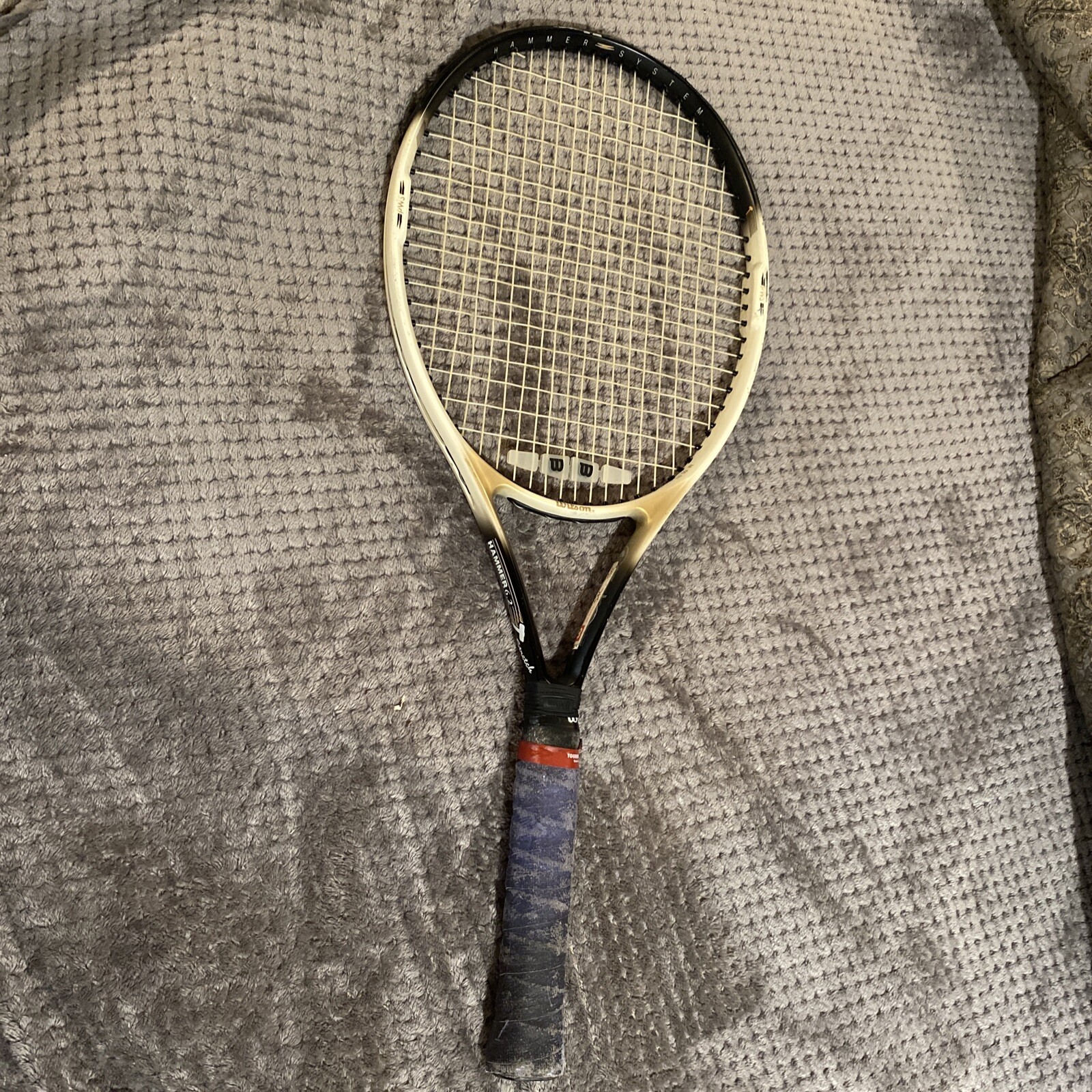 wilson dual taper beam hammer6.2 Racket with Wilson triad cover ...