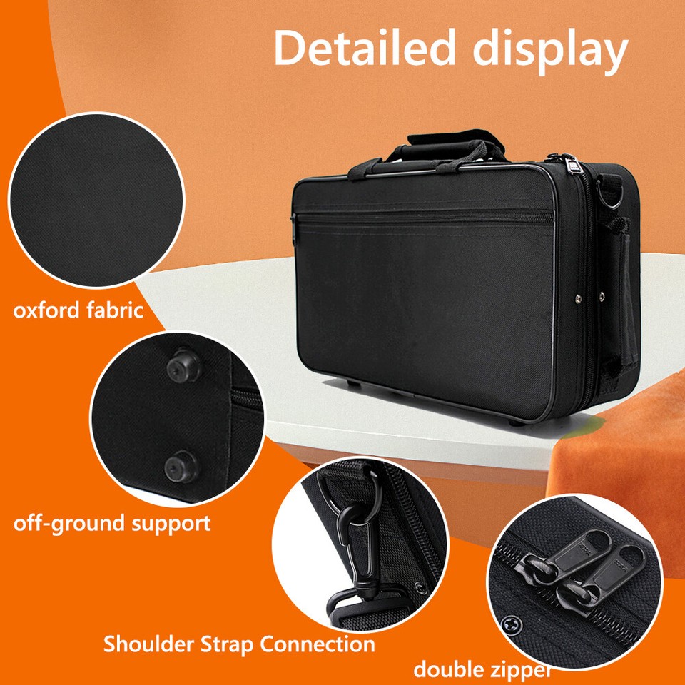 Storage Bag Oxford Cloth Clarinet Storage Carrying Case with Shoulder ...