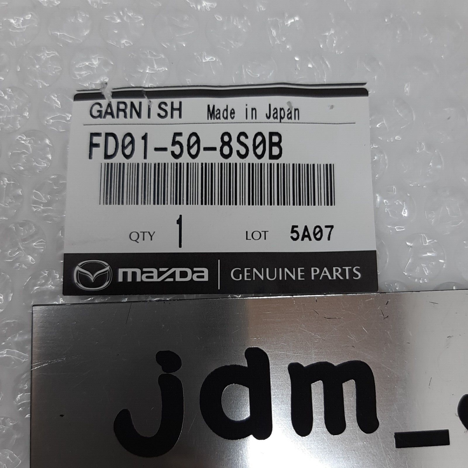 MAZDA RX-7 FD3S Outer Outside Mirror Sail Garnish Door Corner Trim ...
