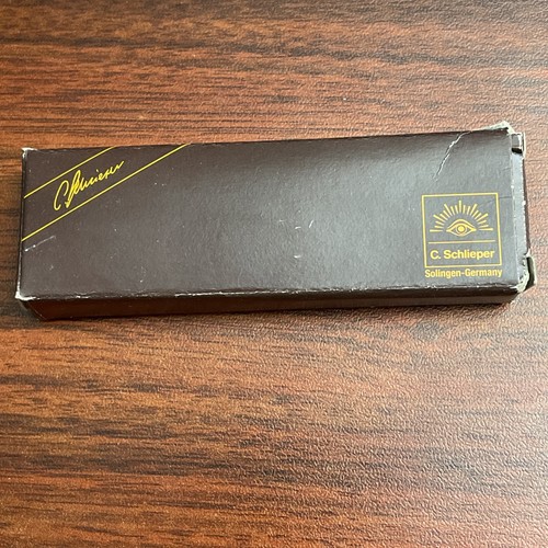 VINTAGE GERMAN EYE BRAND CARL SCHLIEPER JUMBO RED BONE STOCKMAN KNIFE 5 ...