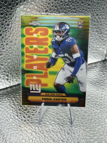 2025 Topps Chrome - Power Players Abdul Carter #PP-40 Refractor (RC) | eBay