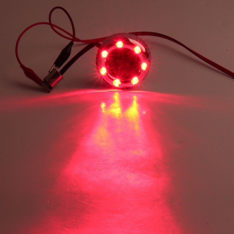 1157 Fire Ring LED Turn Signal Chrome Lens For Harley Sportster 1200 ...