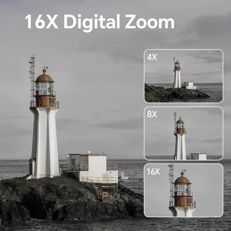 8K Ultra HD Digital Camera 16X Zoom Ultra HD Video Vlogging Selfie ...