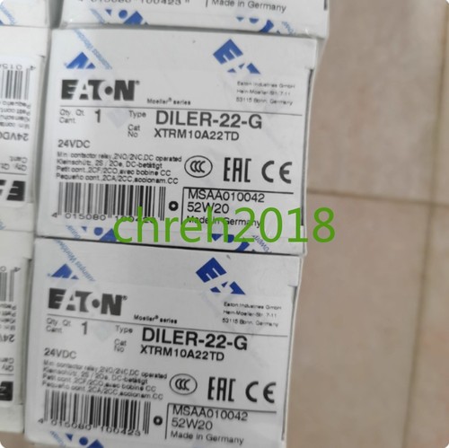 1 PCS NEW EATON MOELLER DILER-22-G (24VDC) small DC contactor relay | eBay