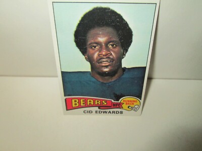 CID EDWARDS 1975 Topps Card #429 CHICAGO BEARS Tennessee State RB VG | eBay