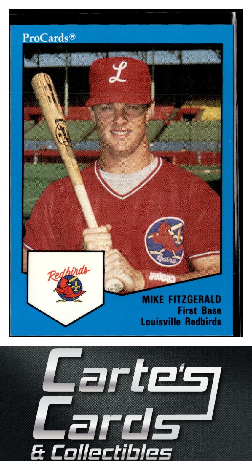 Mike Fitzgerald 1989 ProCards Minor League Team Sets #1259 Louisville ...