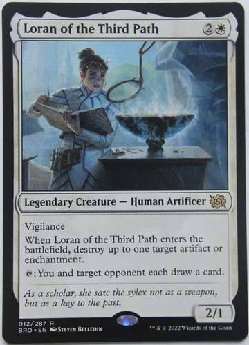 MTG The Brothers' War Loran of the Third Path 12 Legendary Creature ...