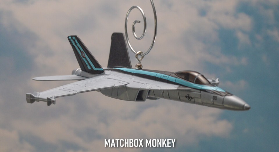 Top Gun Maverick F/A-18E Super Hornet P-51D Mustang Christmas Ornament ...